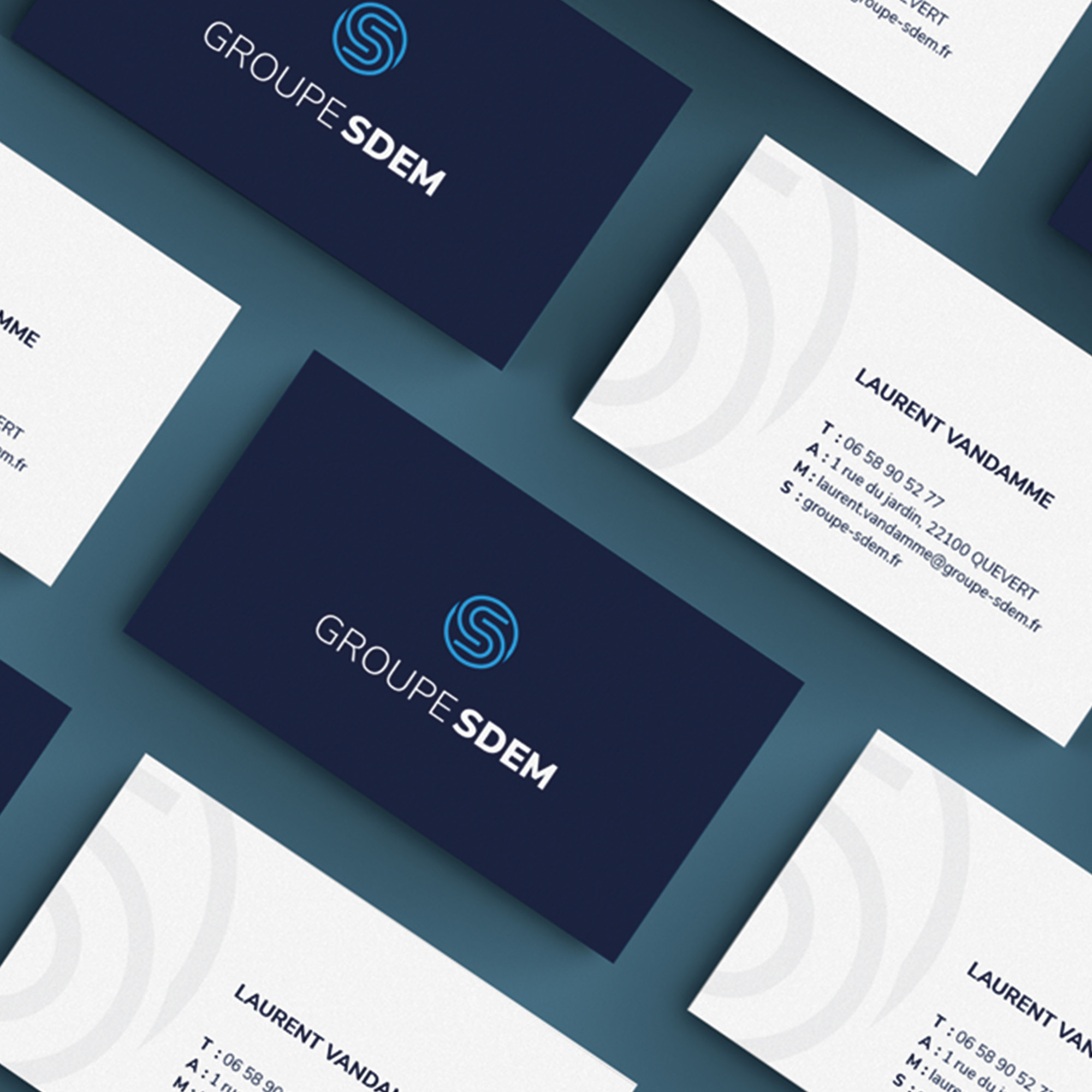 Groupe SDEM - création de l'identité visuelle & du site web